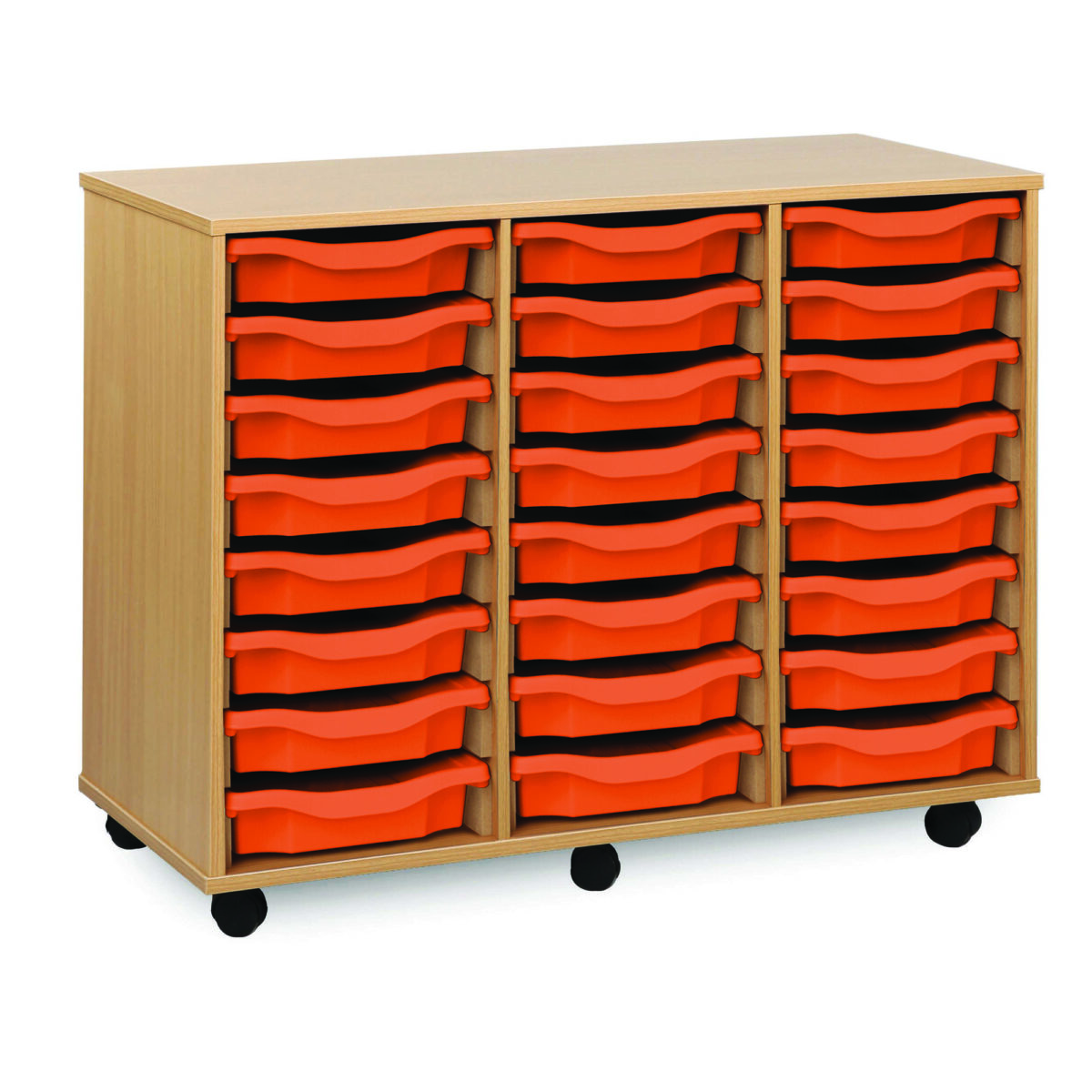 24 Shallow Tray Unit | Classroom Storage