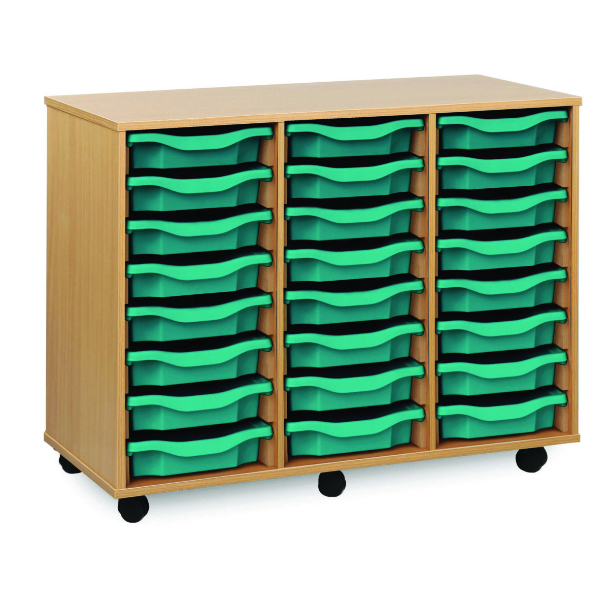 24 Shallow Tray Unit | Classroom Storage