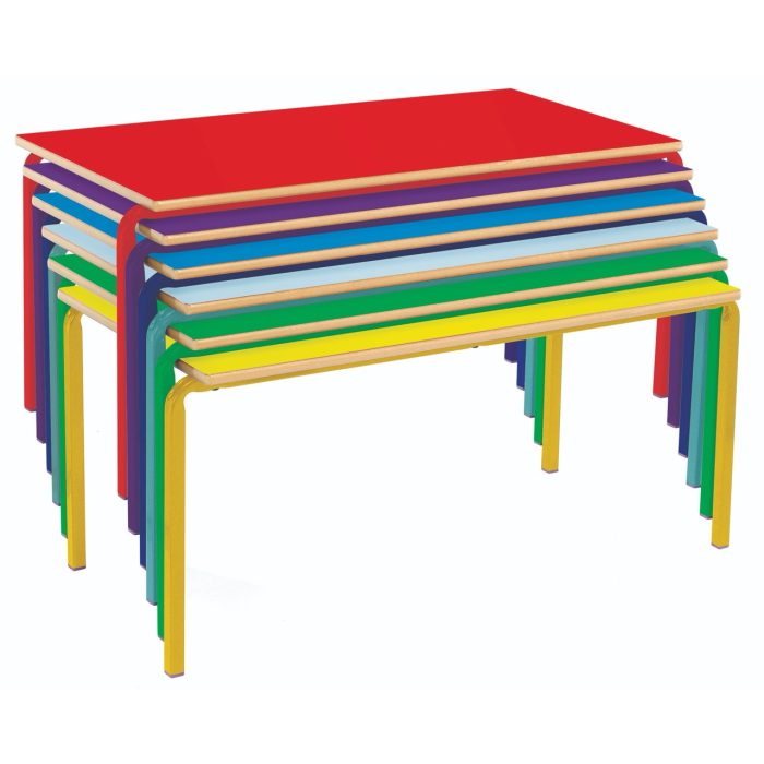 Stacking Classroom Tables Colour Collection - OSI