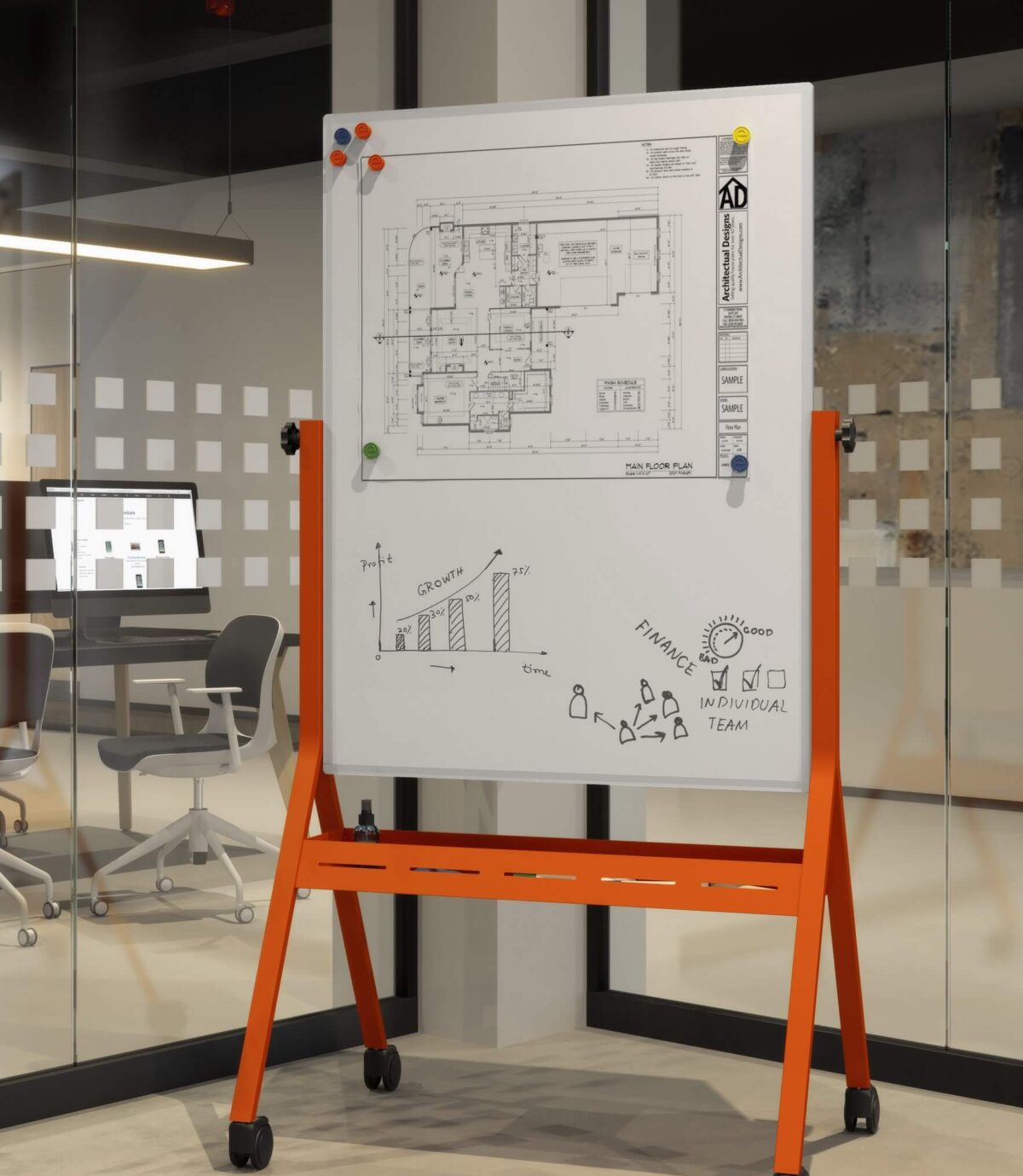 Classroom Whiteboard | Large, Small, Magnetic, Mobile | OSI