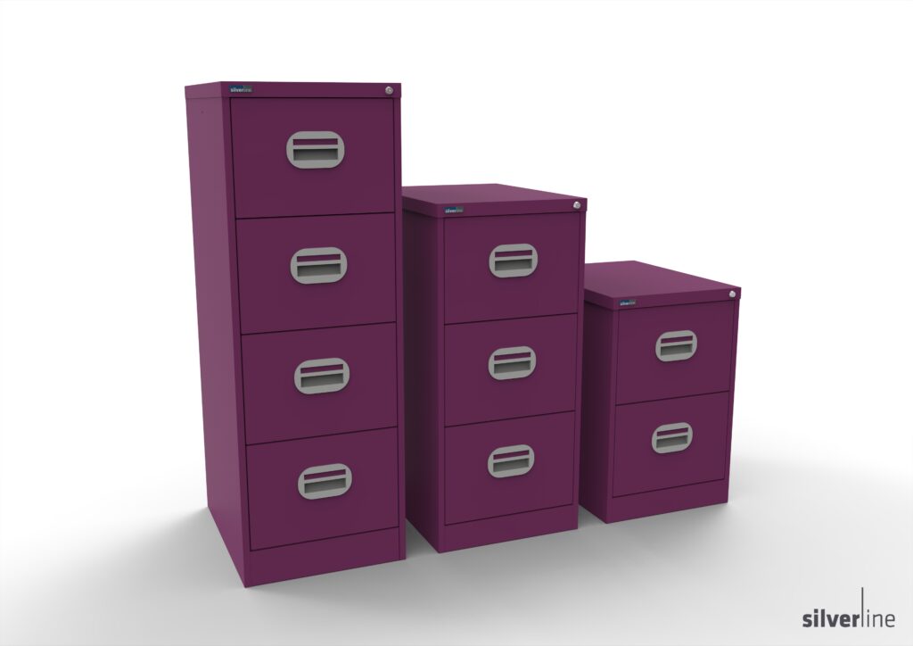 Kontrax Filing Cabinet | 2, 3 & 4 Drawer Steel Filing Cabinets