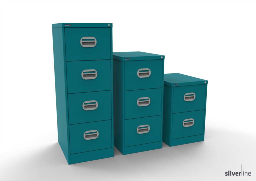 Kontrax Filing Cabinet | 2, 3 & 4 Drawer Steel Filing Cabinets