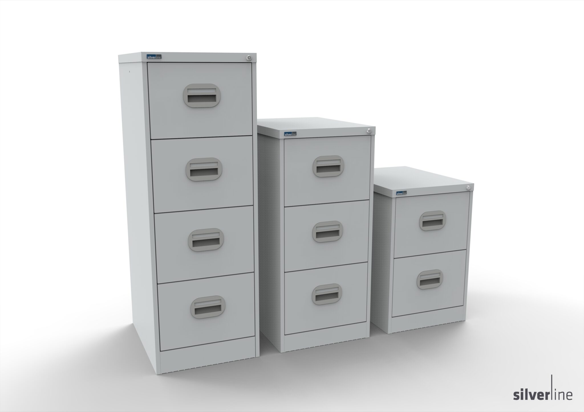Kontrax Filing Cabinet | 2, 3 & 4 Drawer Steel Filing Cabinets