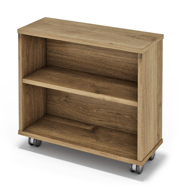 Mobile Single Bookcase for Schools | Compact Classroom Storage