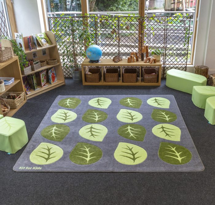 Natural World™ Carved Leaf Placement Carpet - OSI