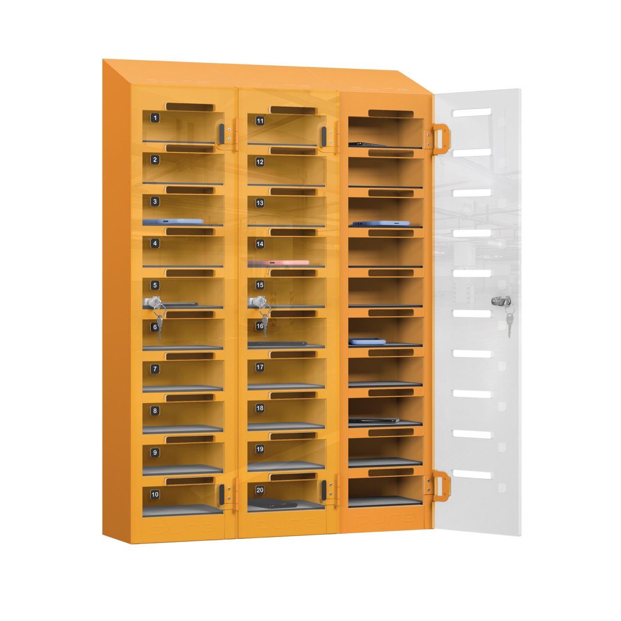 Pure Phonesafe 30 Compartment Mobile Phone Locker - OSI