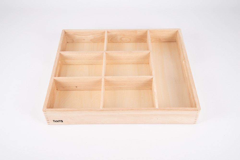 Wooden Sorting Tray - 7 Way - OSI