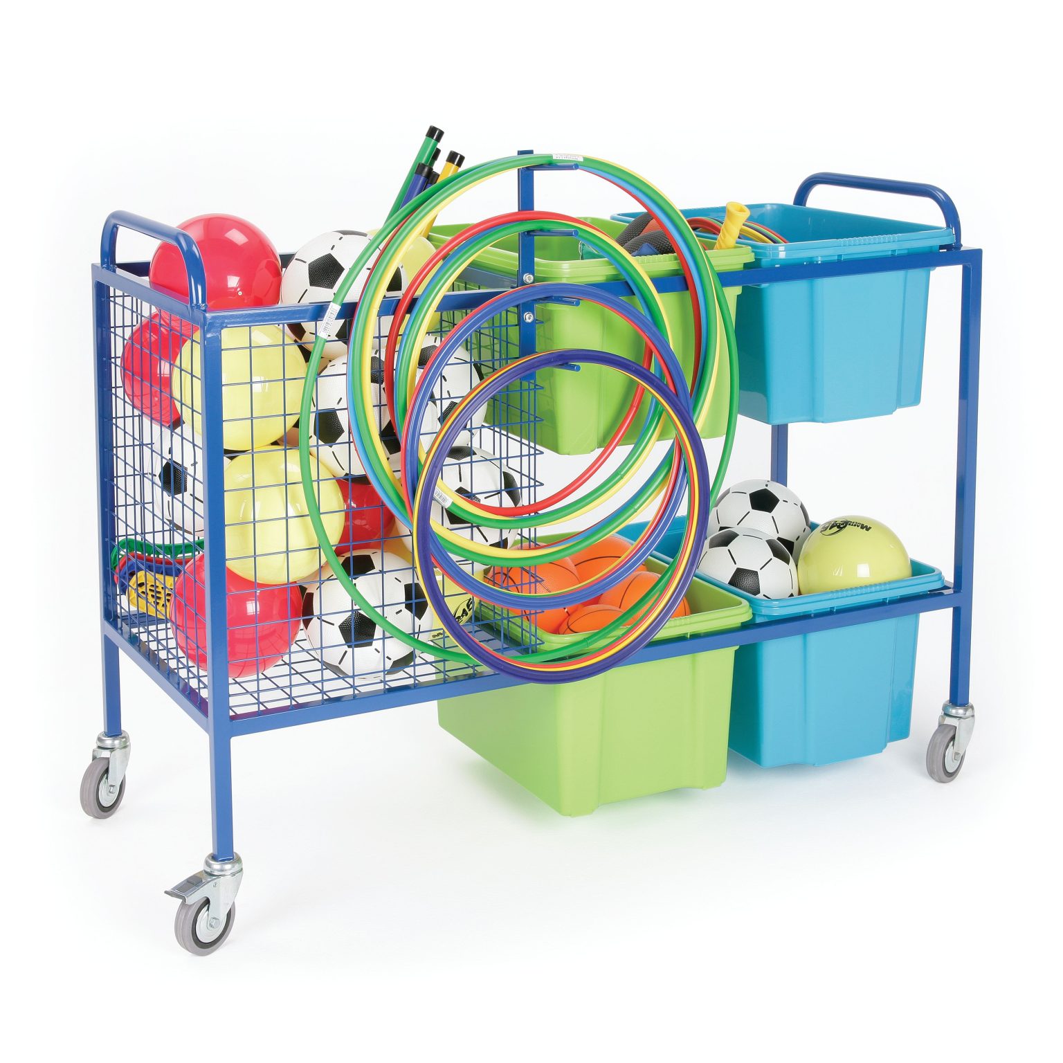 Large Equipment Storage Trolley with Hoop Rack - OSI